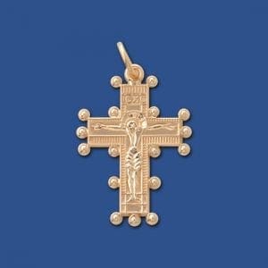 Gold Christian Cross Antiochian Cross Orthodox Cross