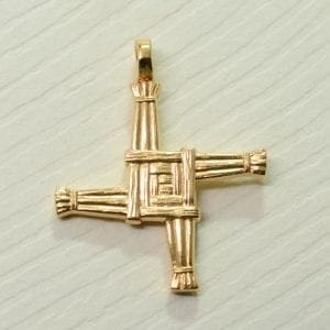 St. Cuthbert Pectoral Cross (Gold Plate, Garnet) : Gallery Byzantium